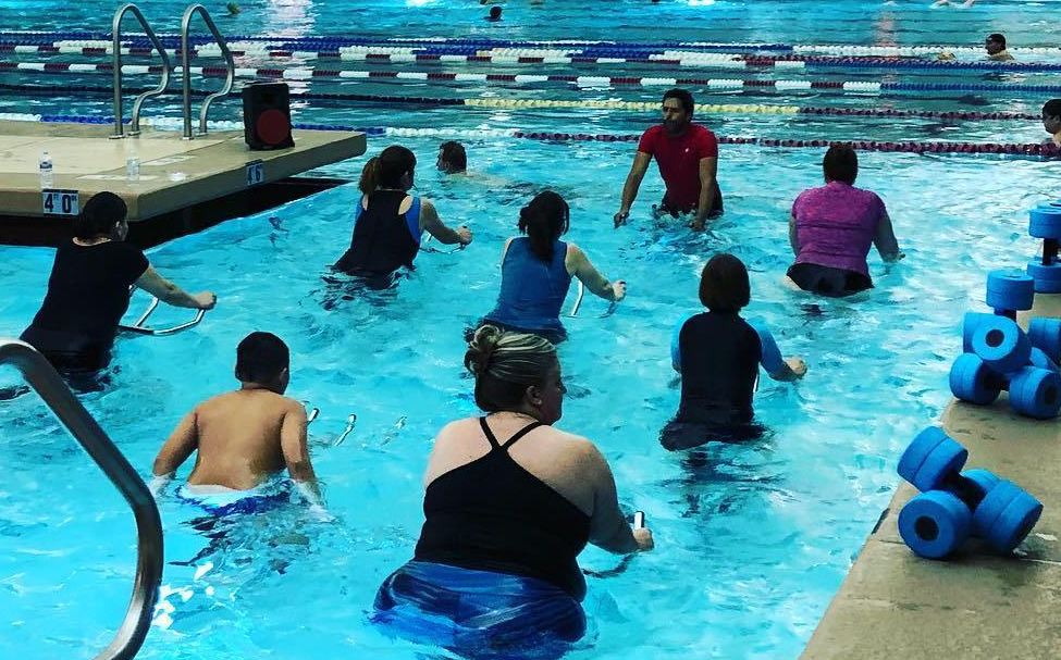 Uphill Battle! – Aquabike, Aqua-cycling, Smart Workout